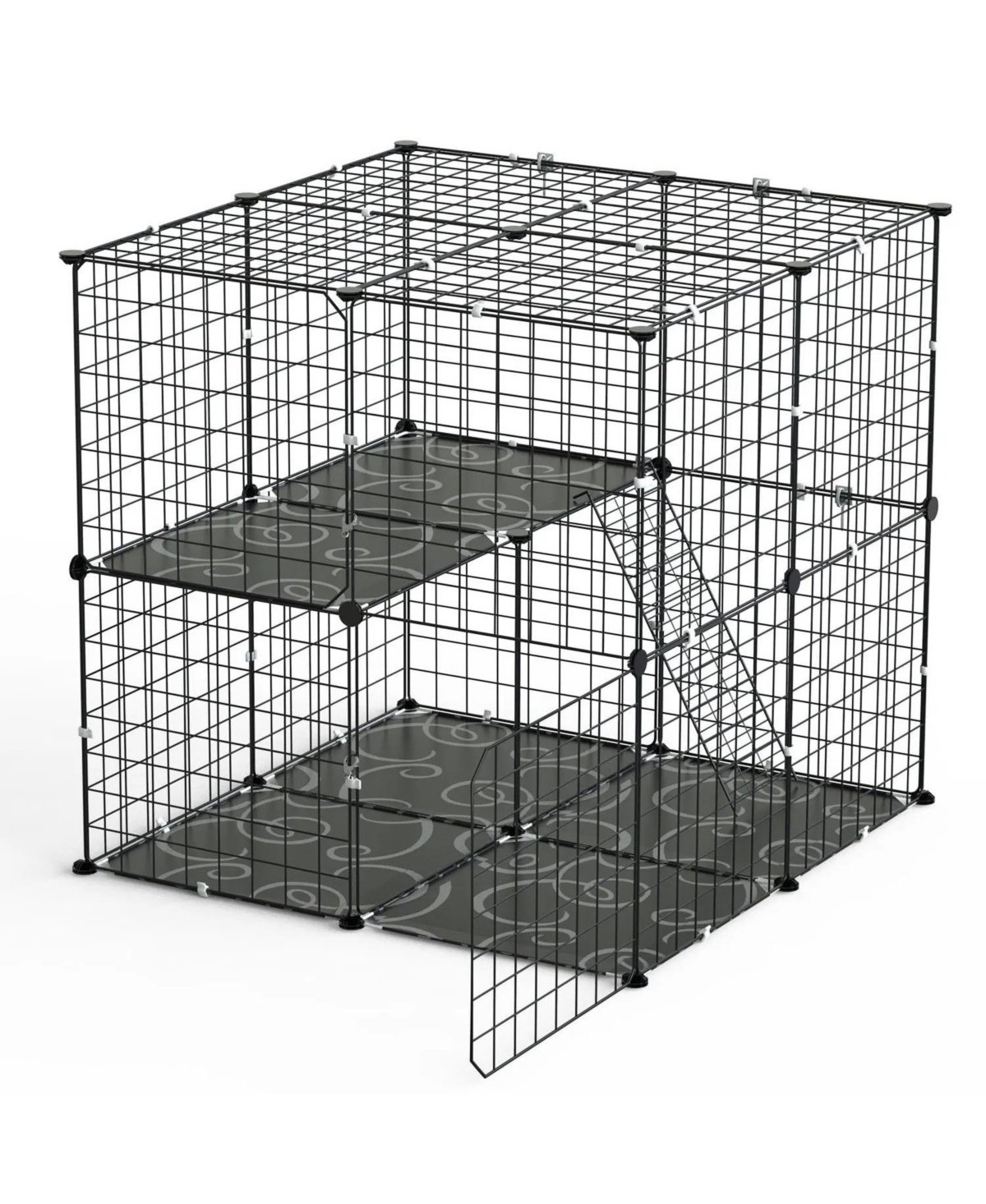 Click here for Zeus & Ruta 2 Tier Cat Cage Indoor Enclosure with... prices