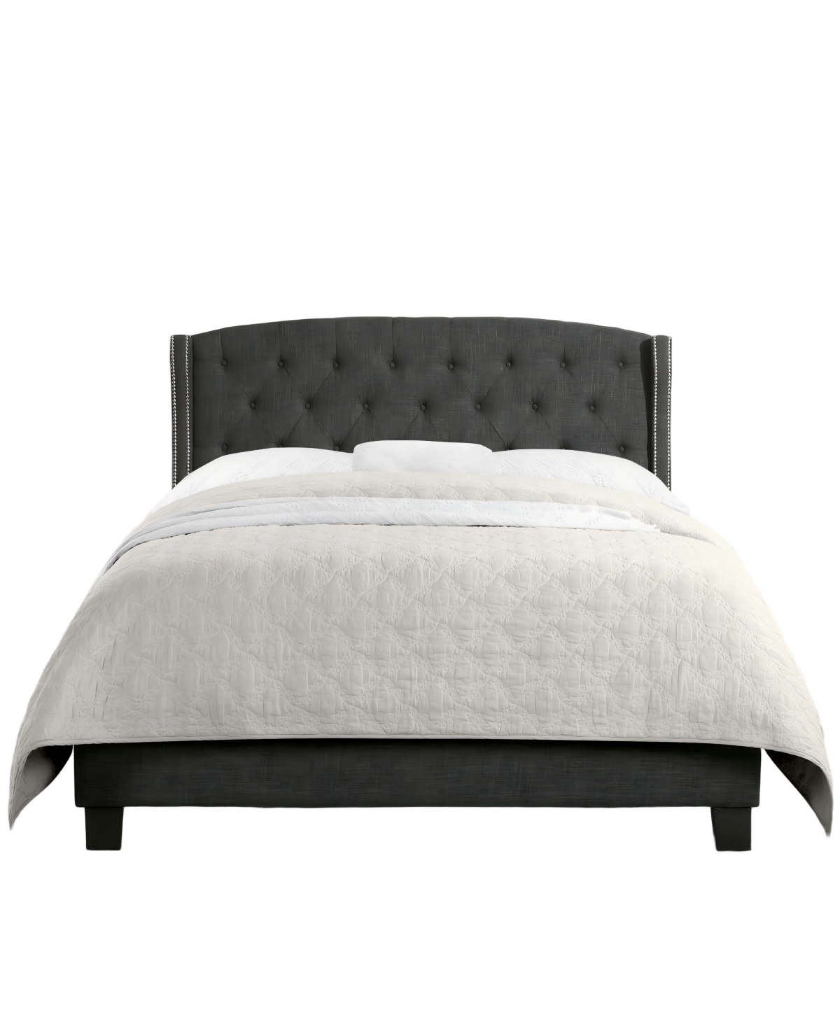 Click here for Boyel Living High Back Upholstered Bed Frame with... prices