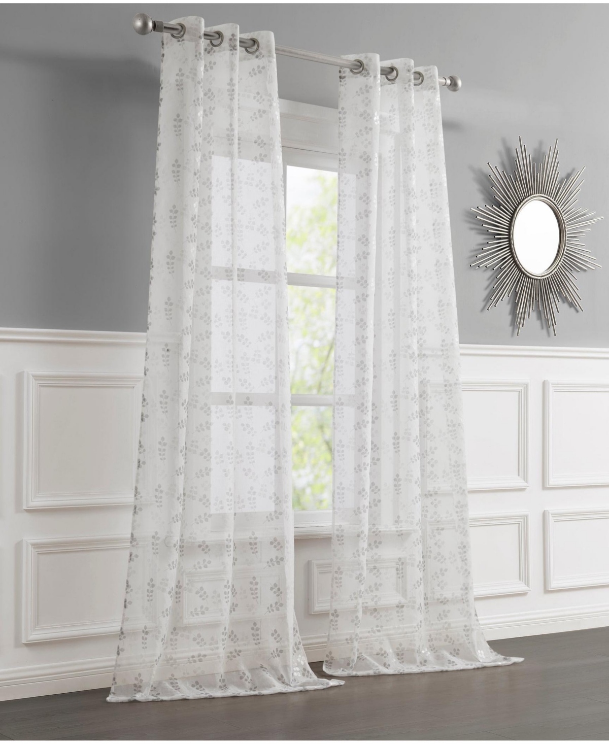 Click here for Dainty Home Clarrissa Leaf Designed Linen Textured... prices