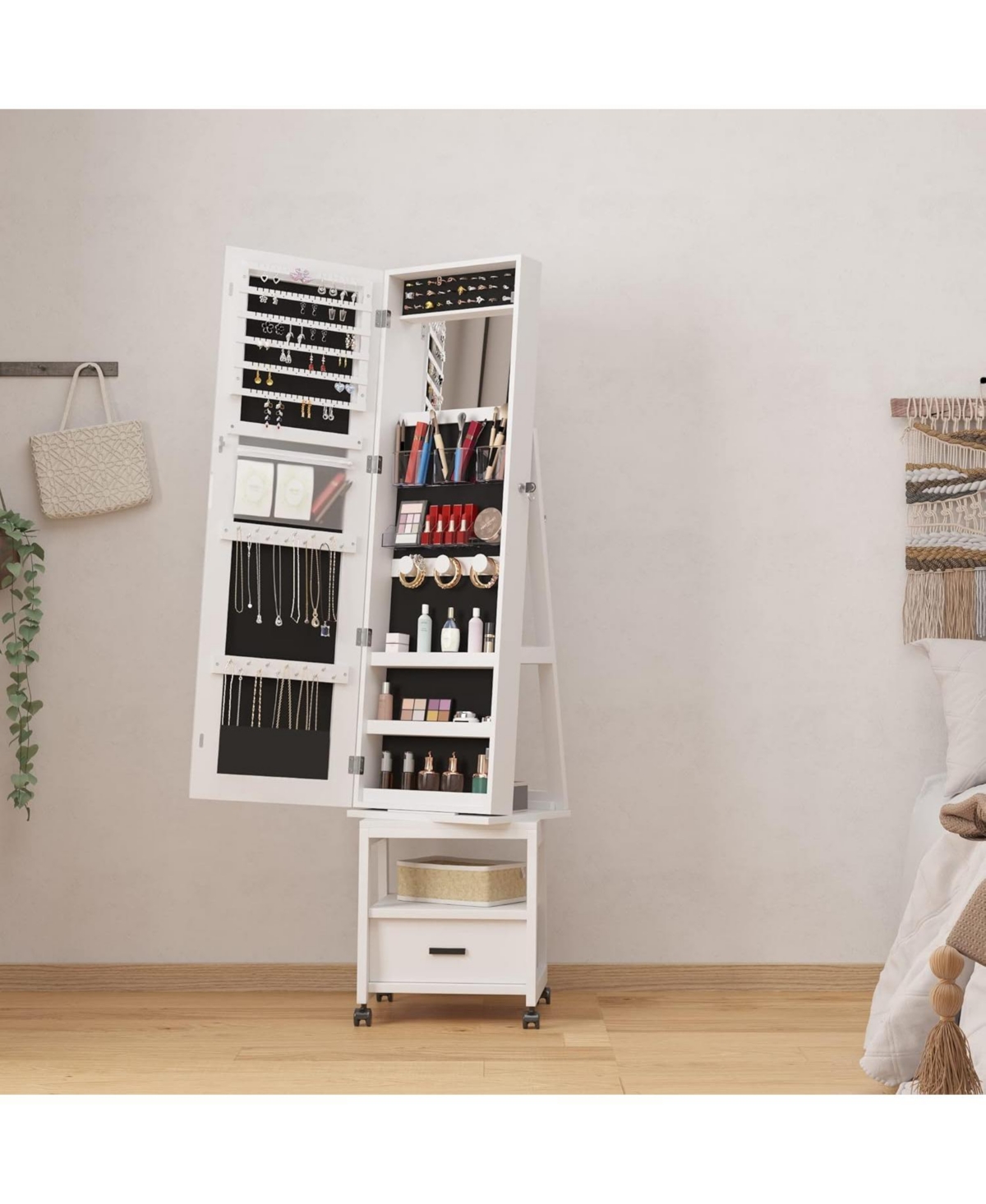 Click here for gaomon 360degree(s) Swivel Standing Jewelry Armoir... prices