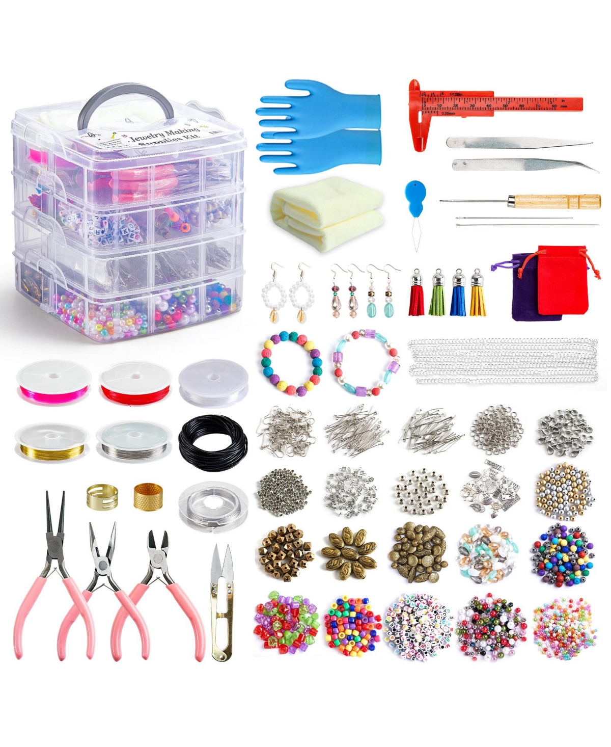 Click here for Gnuadz Jewelry Making Kit Beads Wire Findings Brac... prices