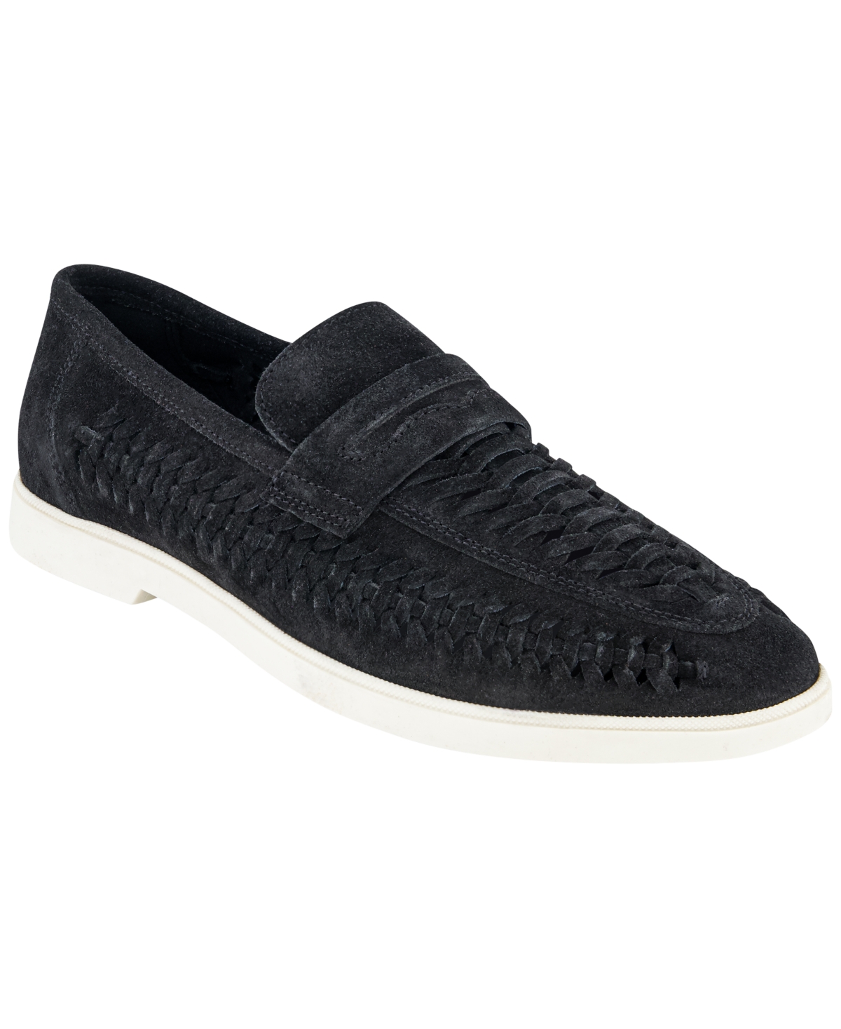 Click here for Karl Lagerfeld Mens Slip-on Penny Loafers - Black prices
