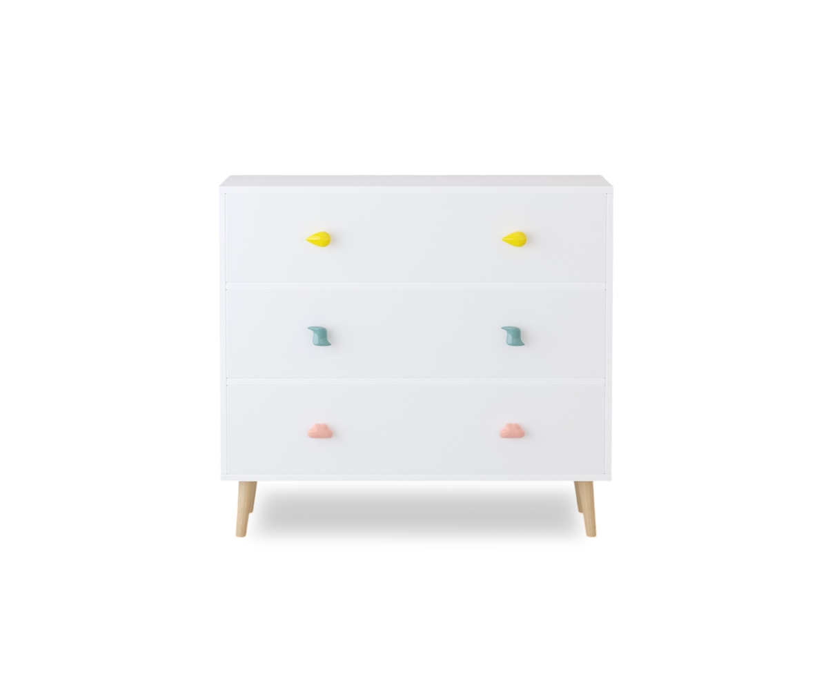 Click here for sumyeg Kids 3 Drawer Dresser Baby Nightstand Stora... prices