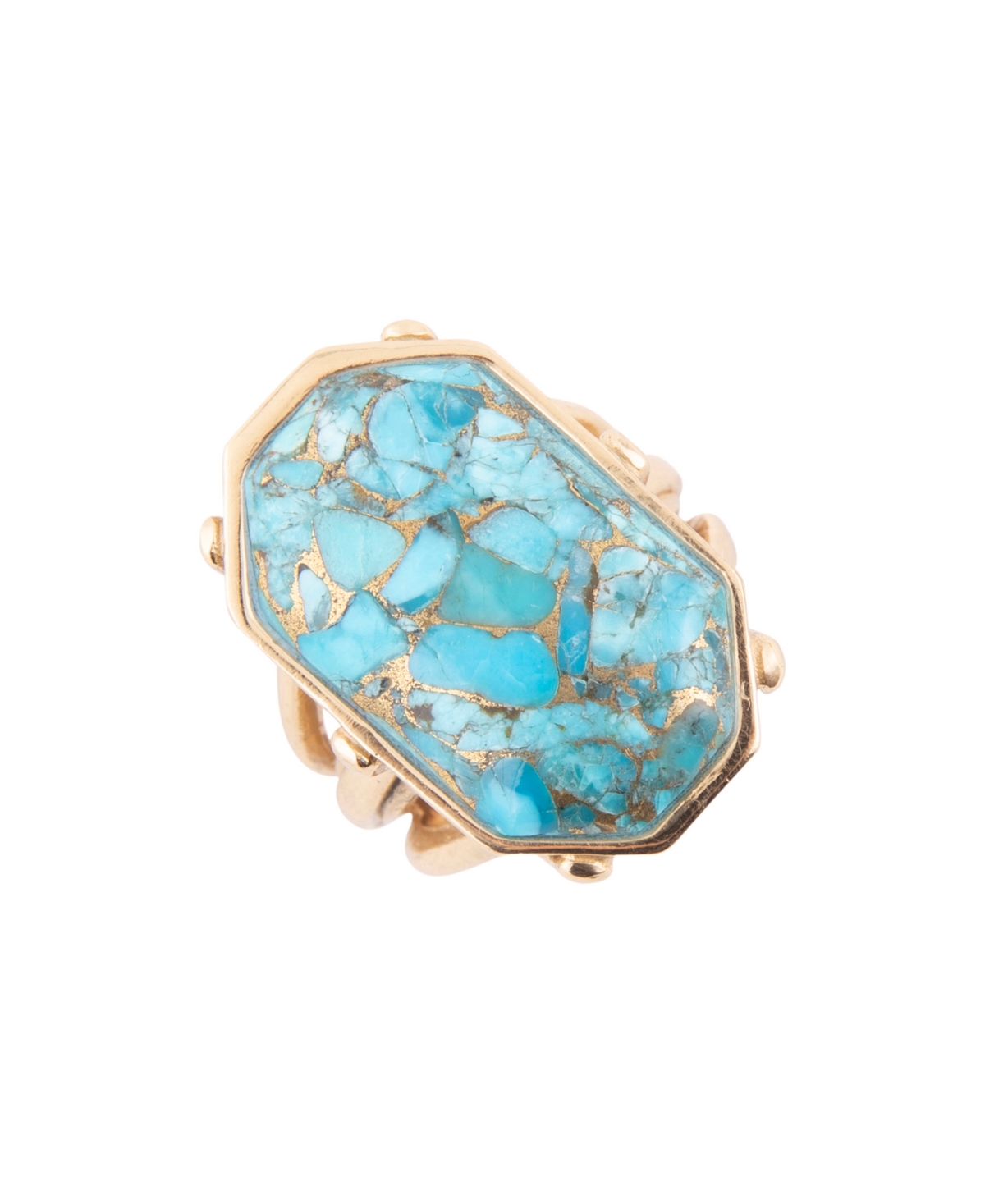 Click here for Barse Dolce Blue Teal Turquoise Matrix and Golden... prices