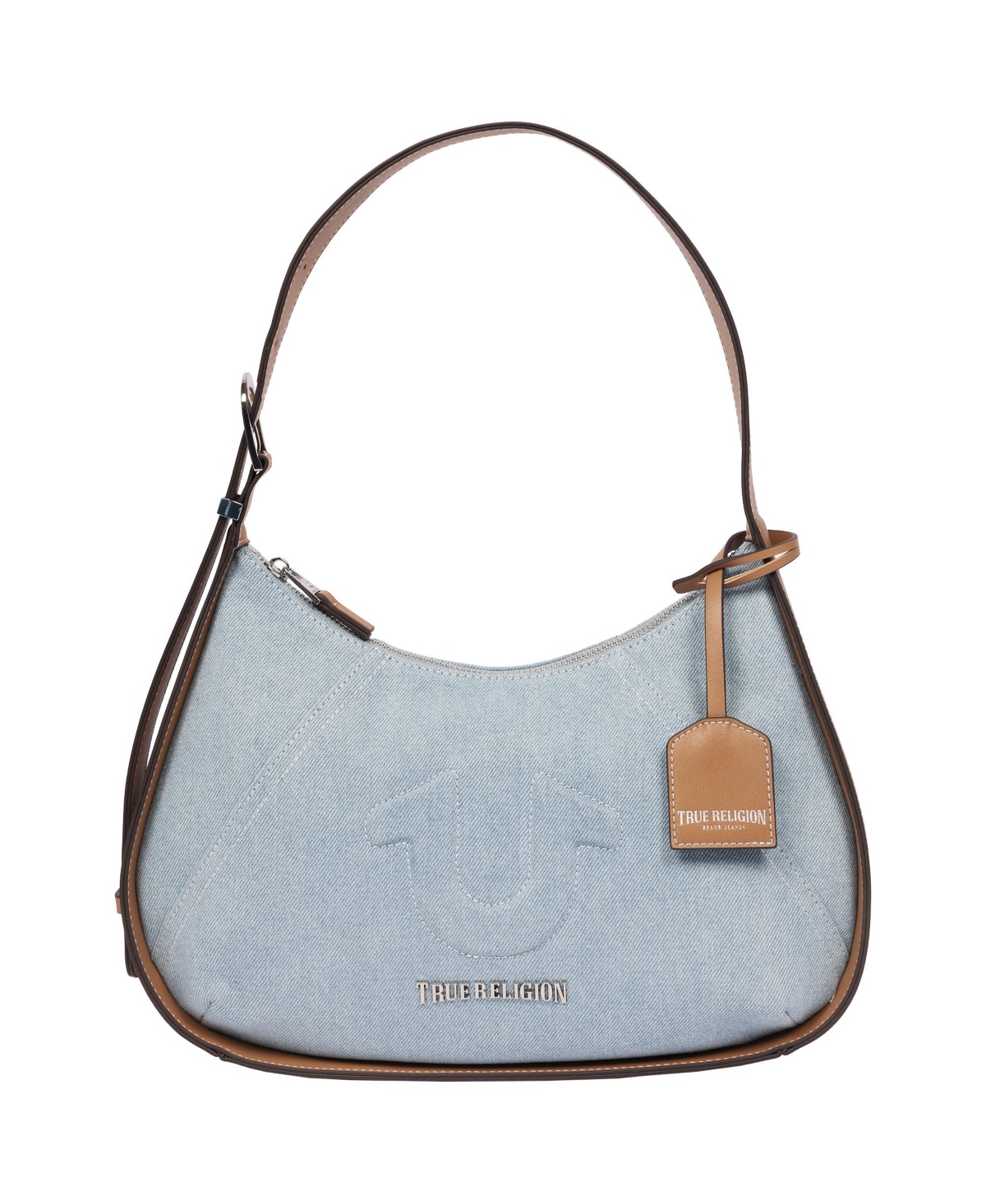 Click here for True Religion Denim Raised Horseshoe Hobo - Light... prices