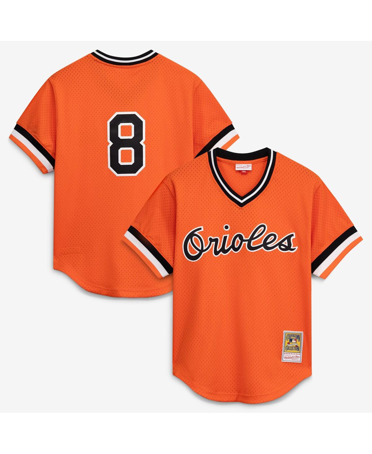 Click here for Mitchell & Ness Mens Cal Ripken Jr. Orange Baltimo... prices