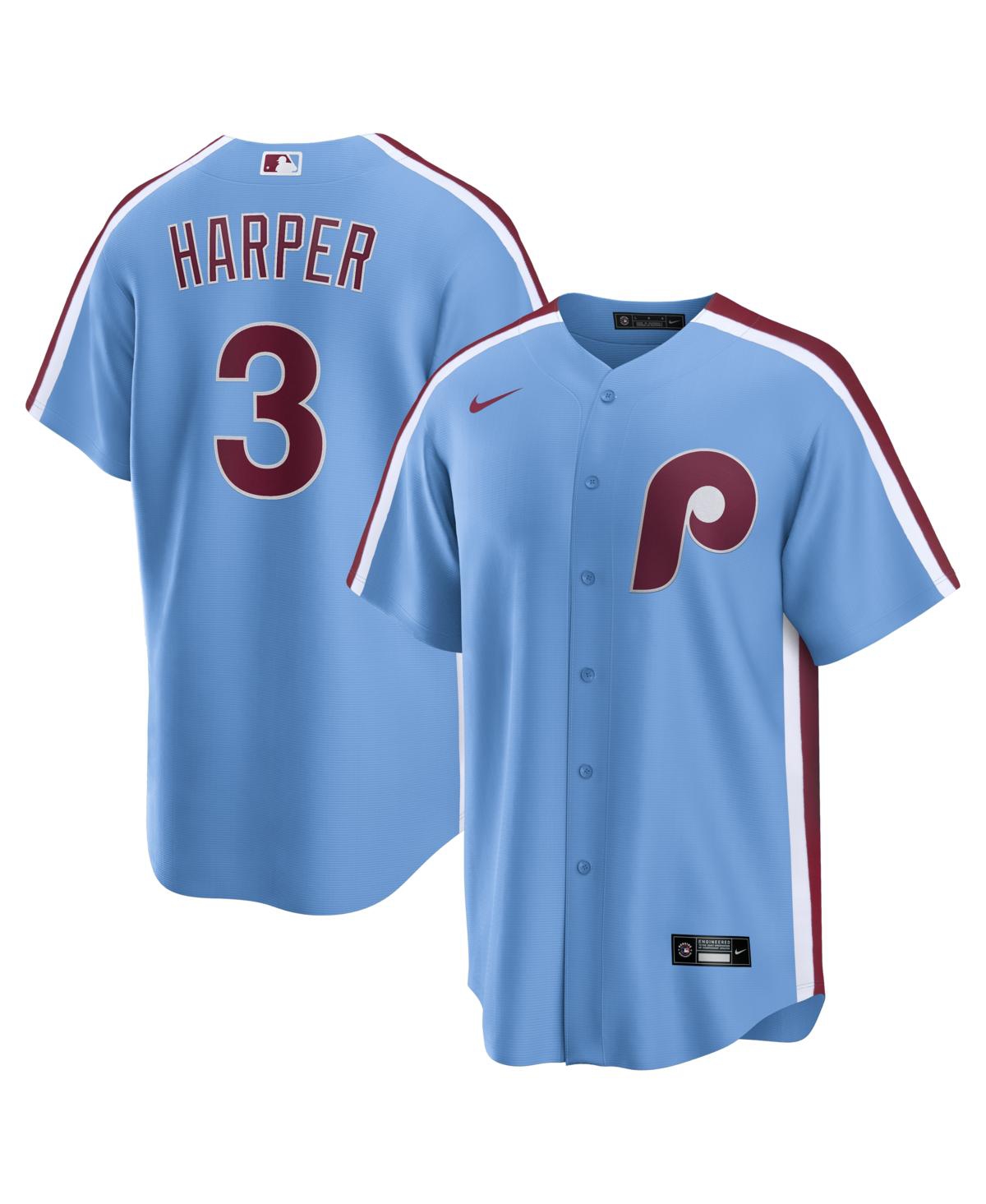 Click here for Nike Mens Bryce Harper Light Blue Philadelphia Phi... prices
