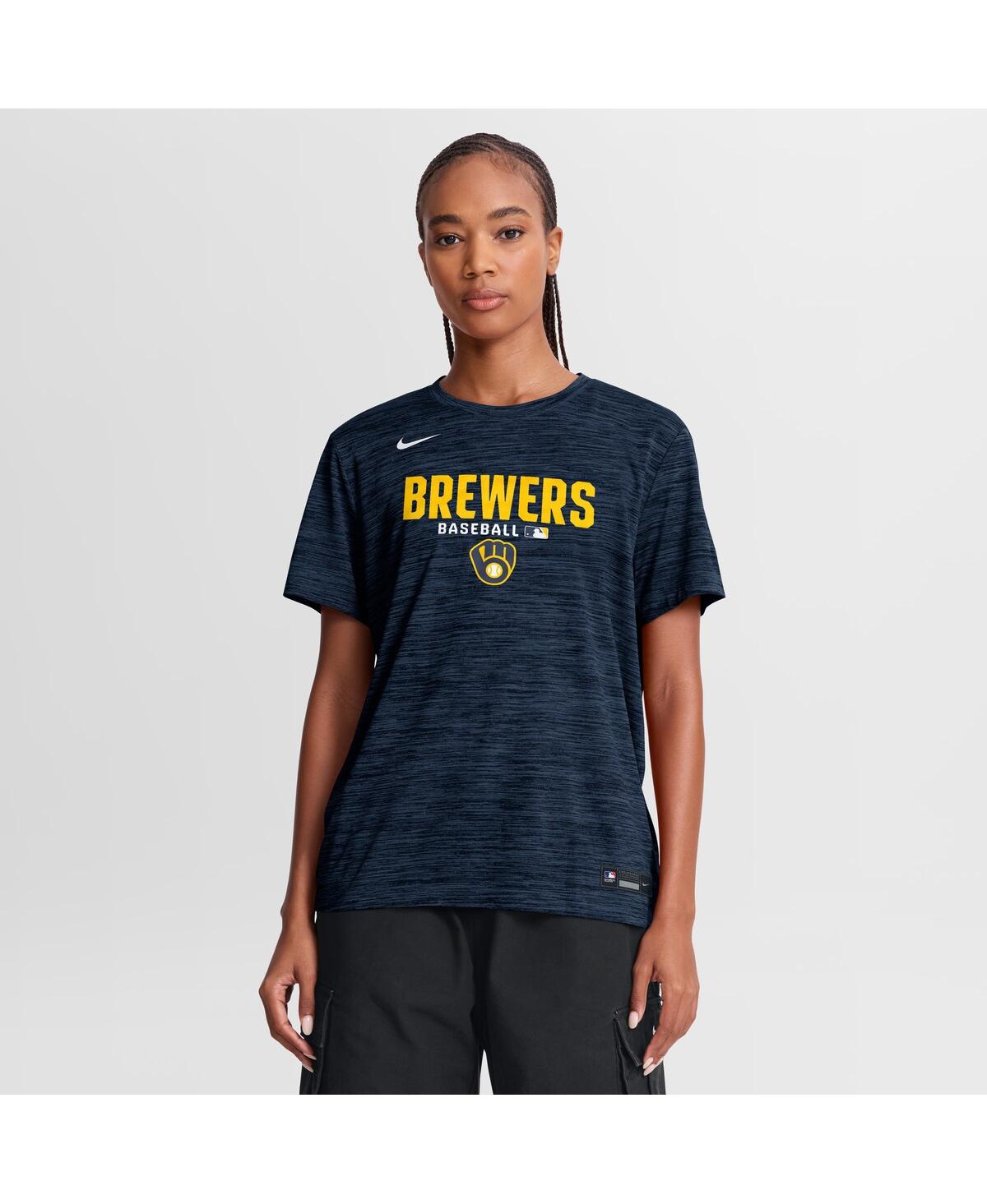 Click here for Nike Womens Navy Milwaukee Brewers Authentic Colle... prices