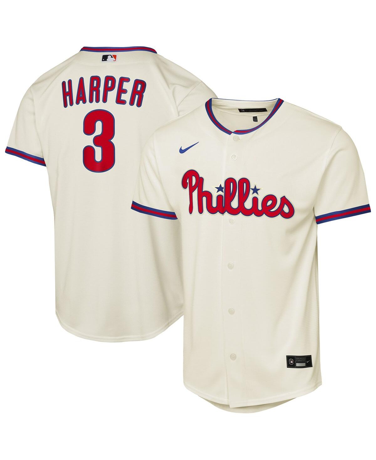 Click here for Nike Big Boys and Girls Bryce Harper Cream Philade... prices
