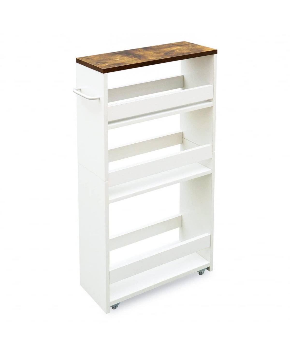 Click here for Gnuadz 4-Tier Slim Slide-Out Rolling Storage Cart... prices