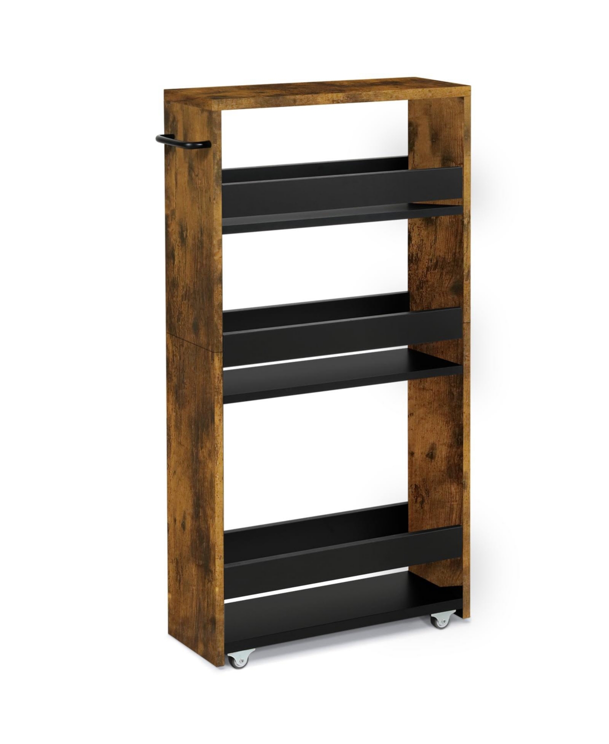 Click here for Gnuadz 4-Tier Slim Slide-Out Rolling Storage Cart... prices
