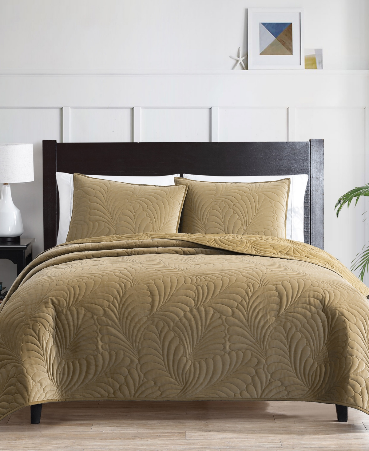 Click here for Riverbrook Home Micah Quilted 3-Pc. Comforter Set... prices