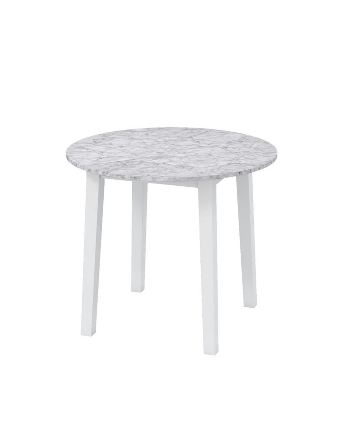 Click here for Gouun 35 in Round Marble-Textured Dining Table wit... prices