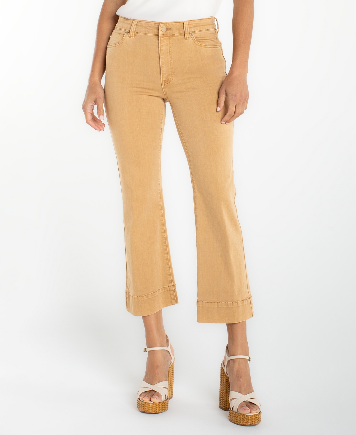 Click here for Liverpool Los Angeles Womens Mid-Rise Cropped Flar... prices