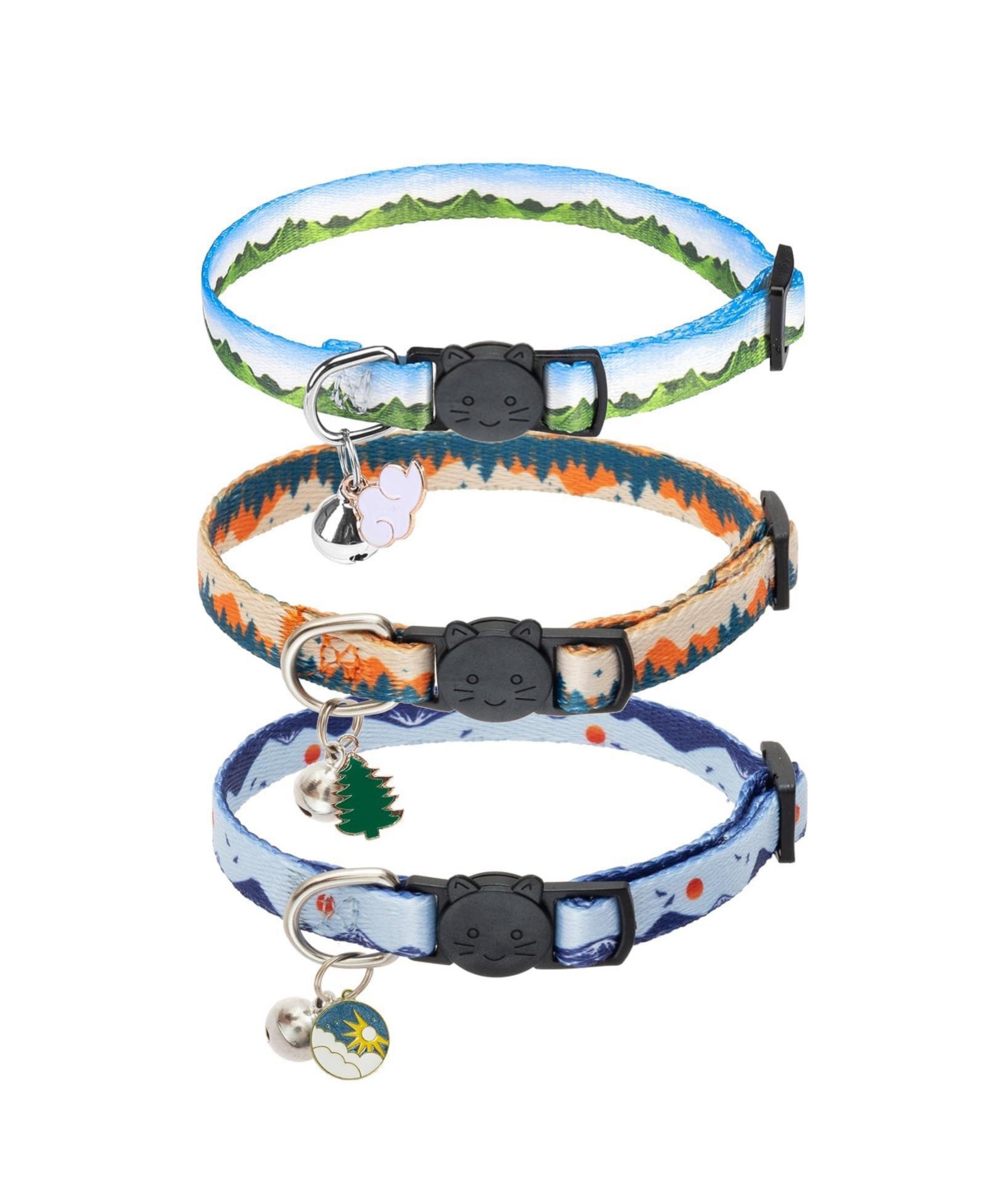 Click here for Aronkl Breakaway Cat Collars with Bells Adjustable... prices