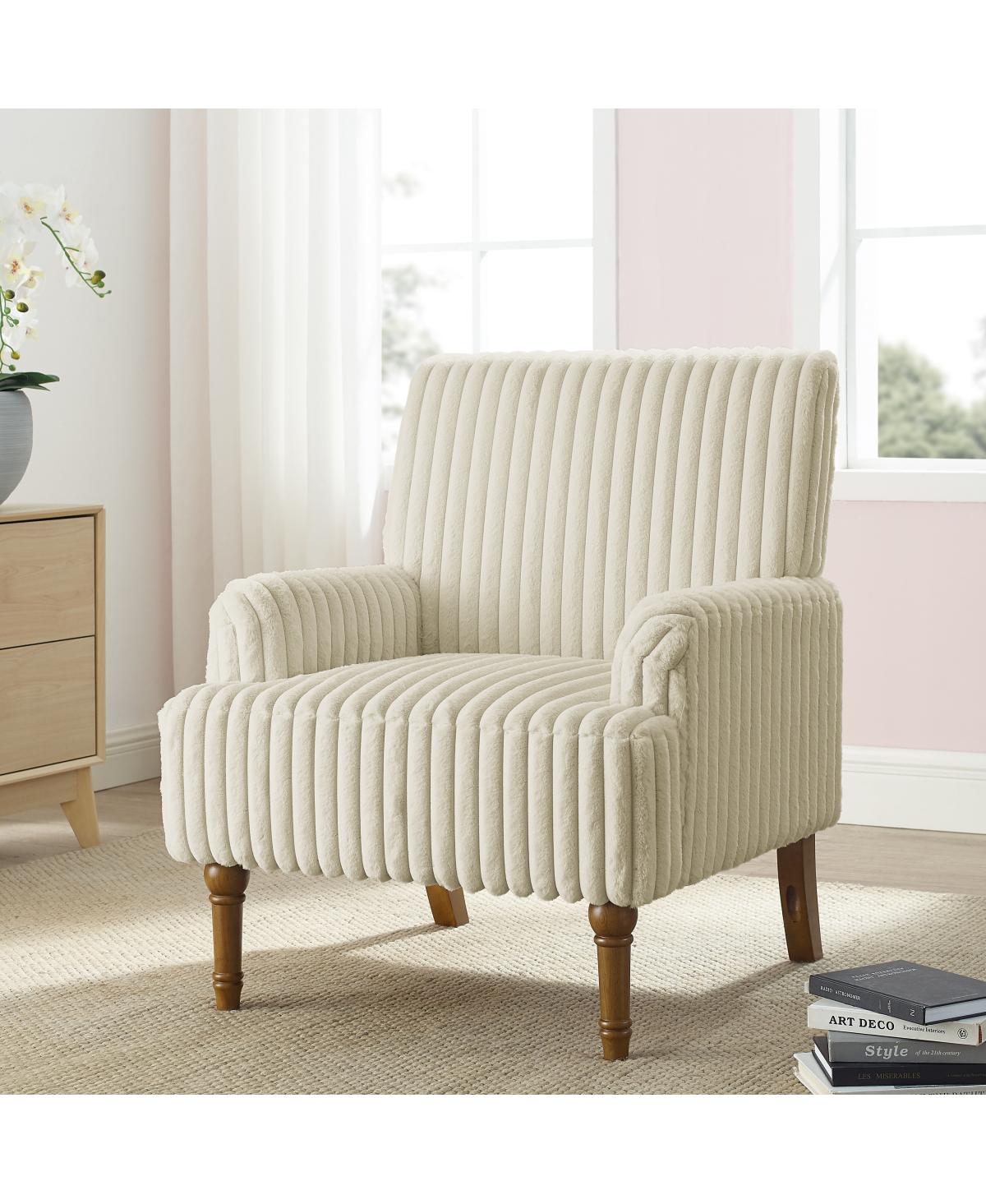 Click here for Streamdale Furniture Corduroy Accent Chair with Wo... prices