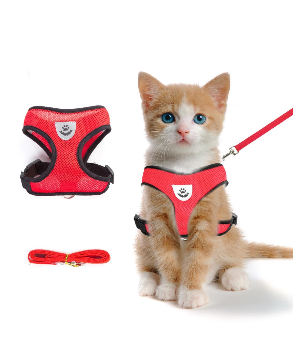 Click here for Aronkl Summer Cat Harness Leash Set Anti Escape Ad... prices