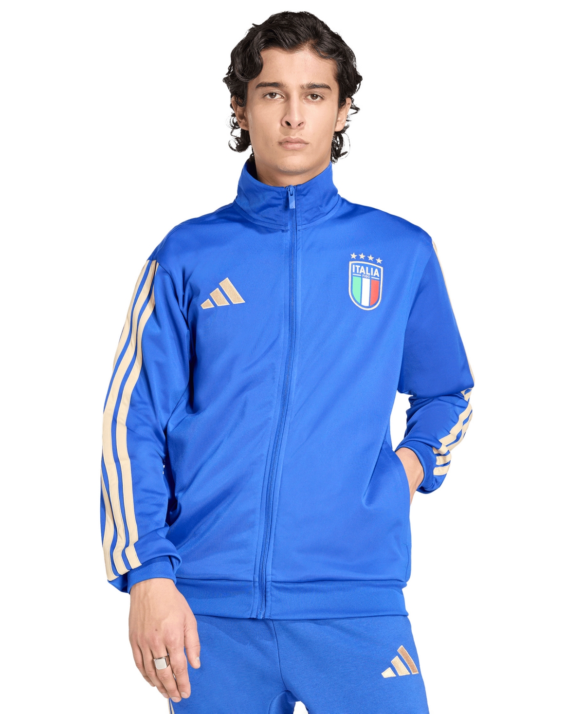 Click here for adidas Mens Regular-Fit Italy Soccer Tricot Track... prices