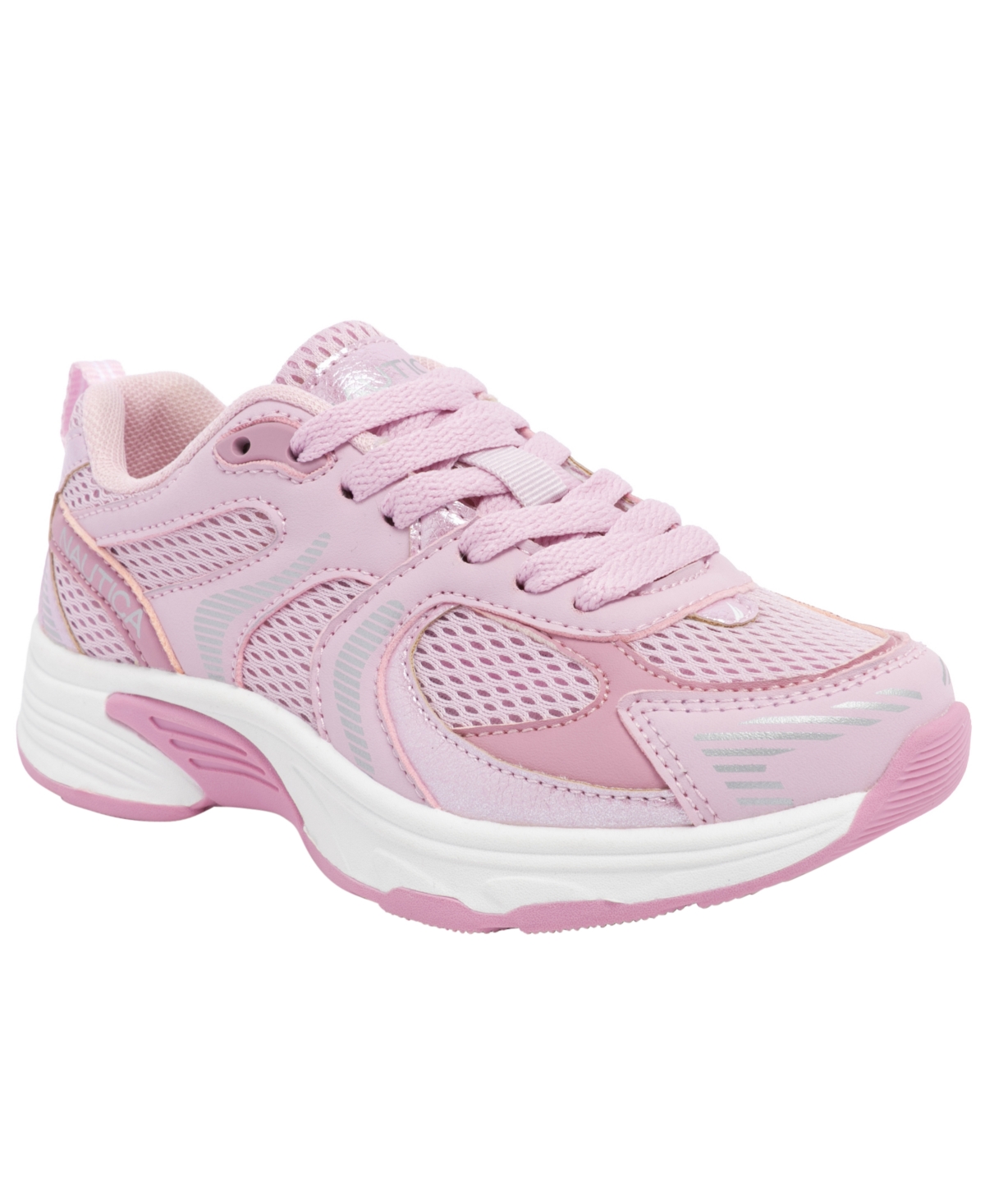 Click here for Nautica Little Girls Chunky Lace-Up Sneaker - Blus... prices