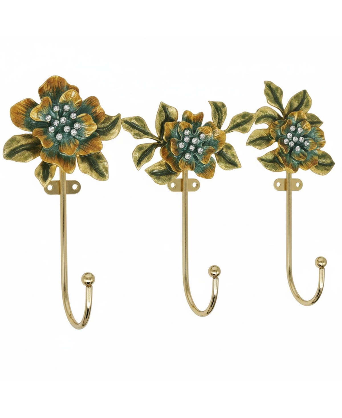 Click here for Yigii Vintage Flower-Shaped Decorative Wall Hooks... prices