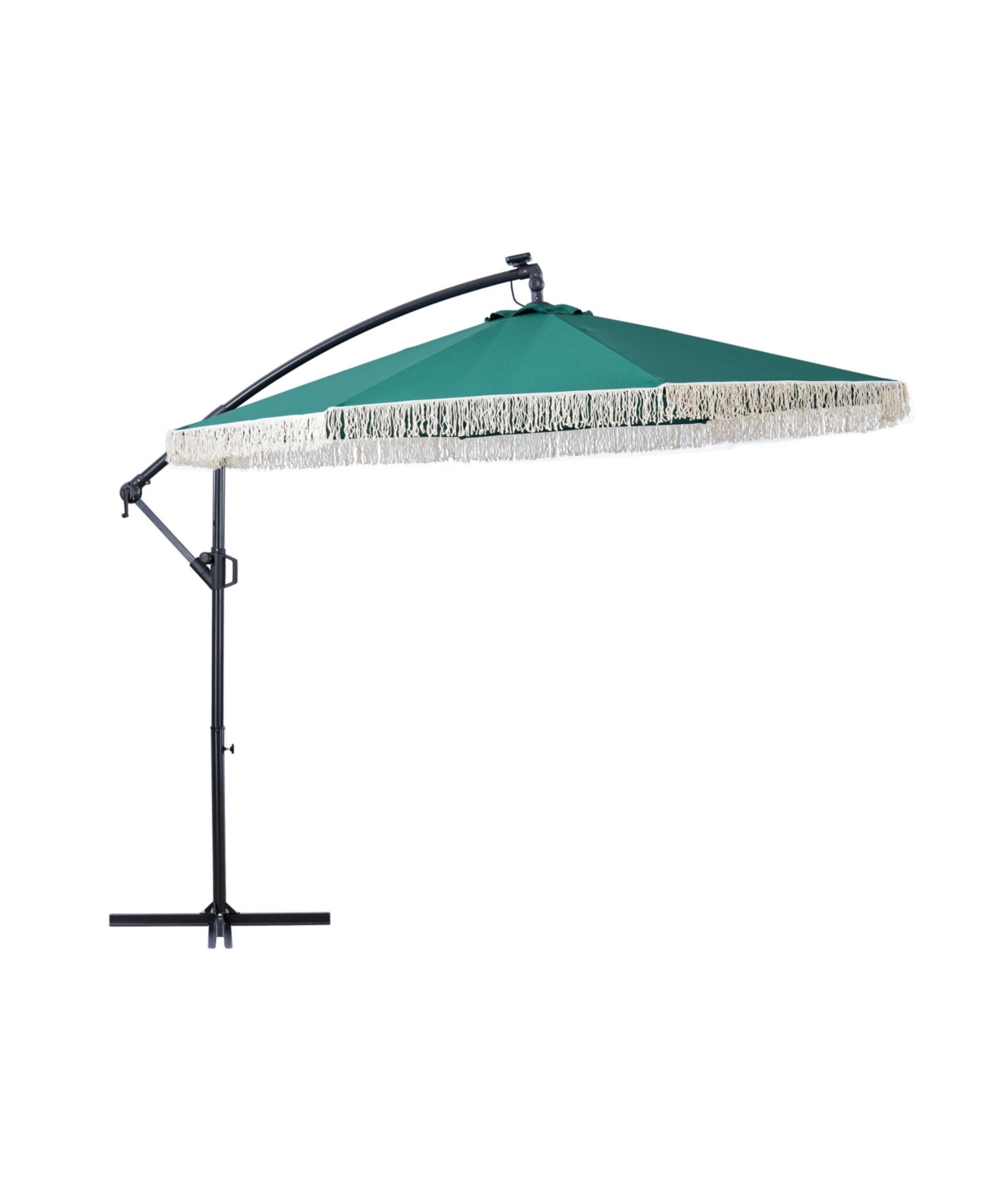 Click here for Mondawe 10ft Patio Offset Hanging Lighted Umbrella... prices