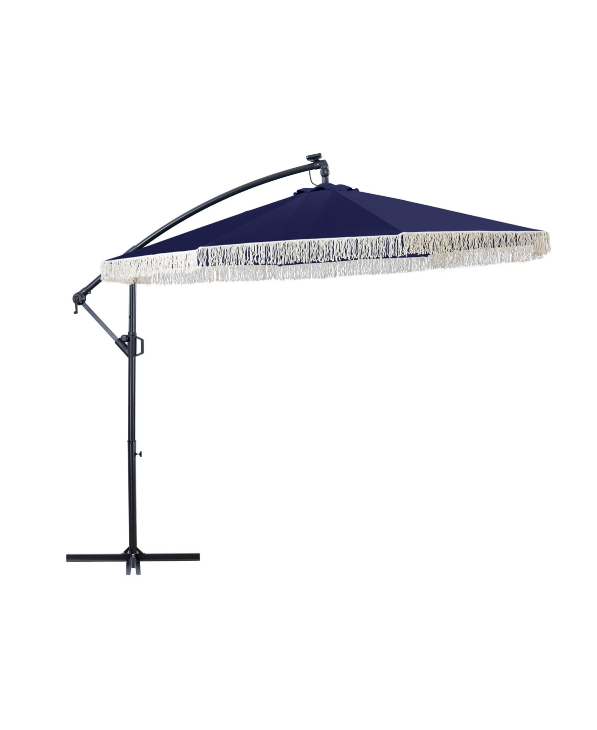 Click here for Mondawe 10ft Patio Offset Hanging Lighted Umbrella... prices