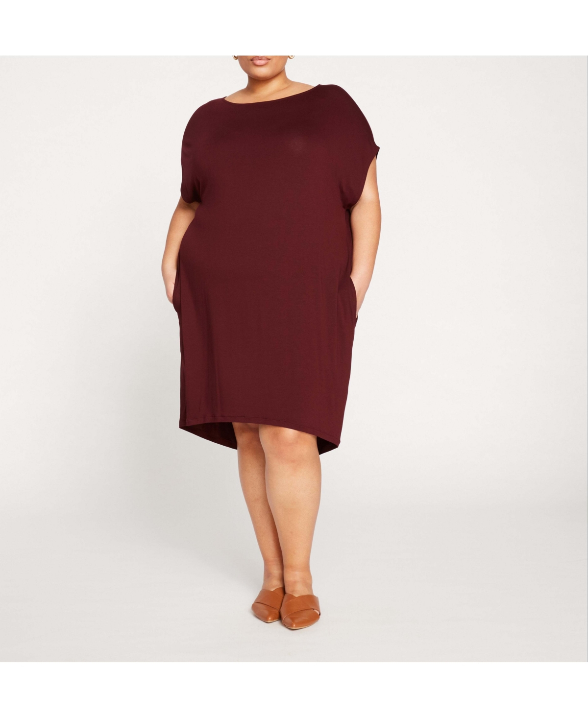 Click here for Universal Standard Womens Liquid Jersey Shift Dres... prices