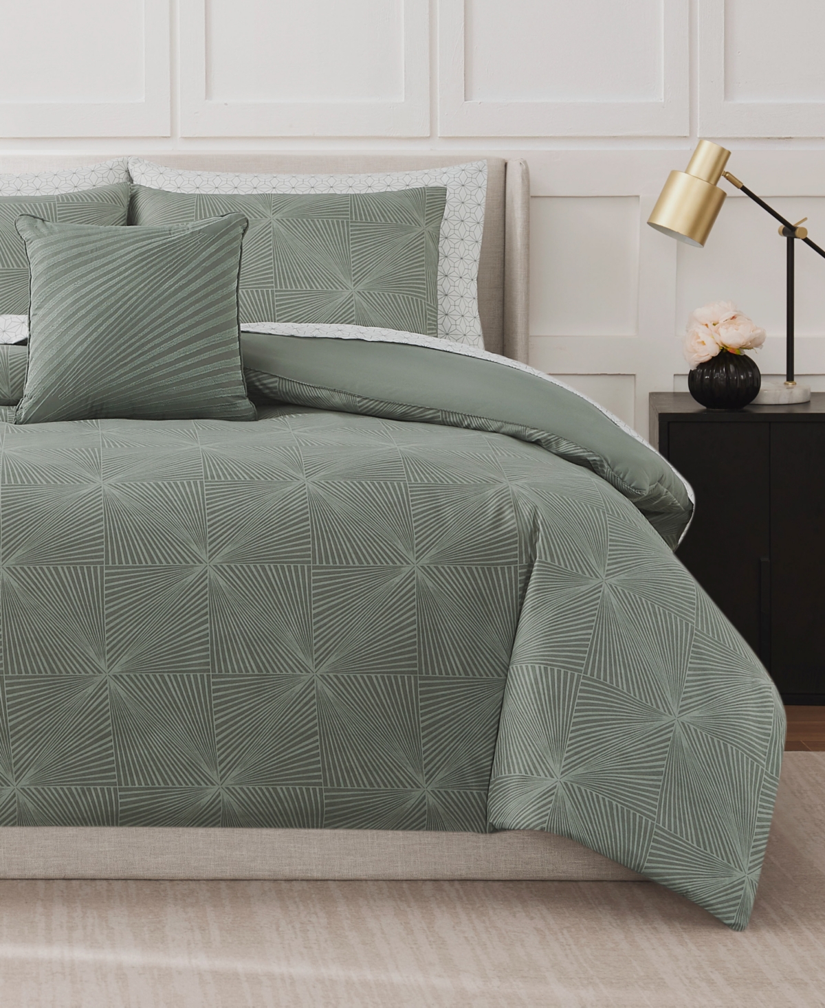 Click here for Nine West Elio Bed in a Bag 8-Pc. Comforter Set  K... prices