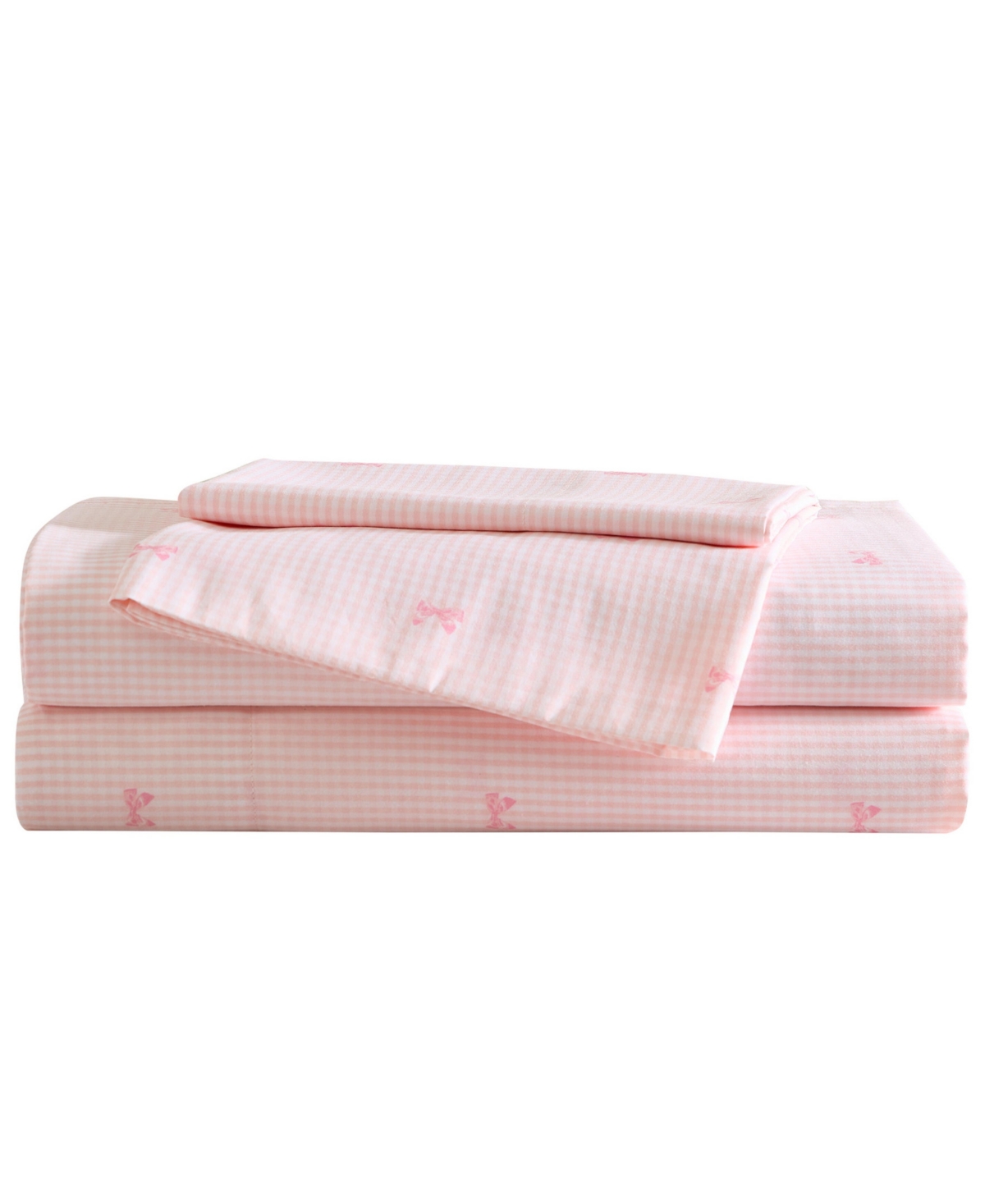 Click here for Laura Ashley Tiny Bows Microfiber 4-Pc. Sheet Set... prices