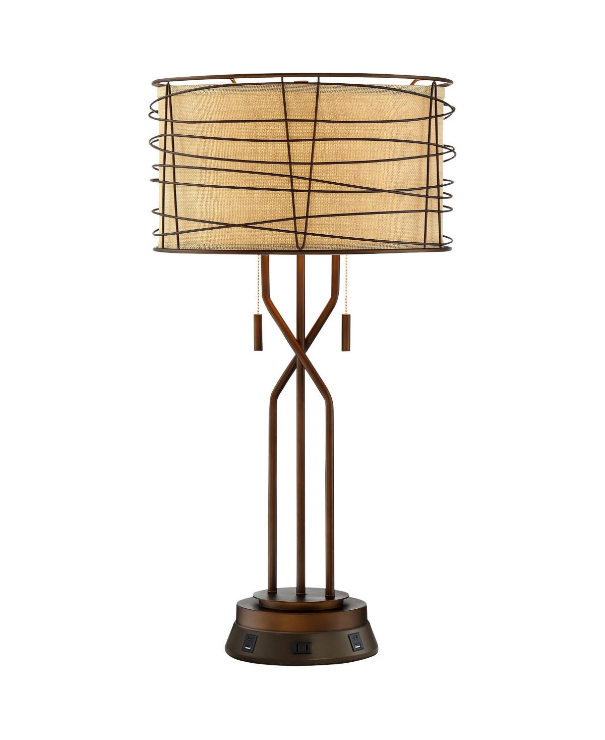 Click here for Franklin Iron Works Industrial Table Lamp with Usb... prices