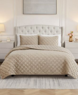 Bcbg Maeve Embossed Plush Quilt Set