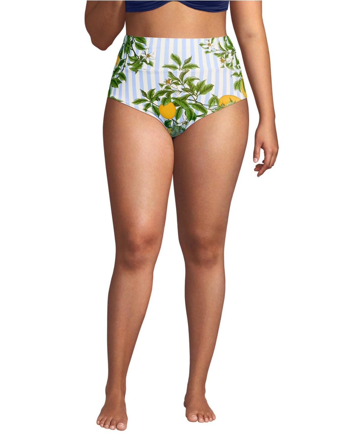 Click here for Lands End Plus Size Pinchless High Waisted Bikini... prices