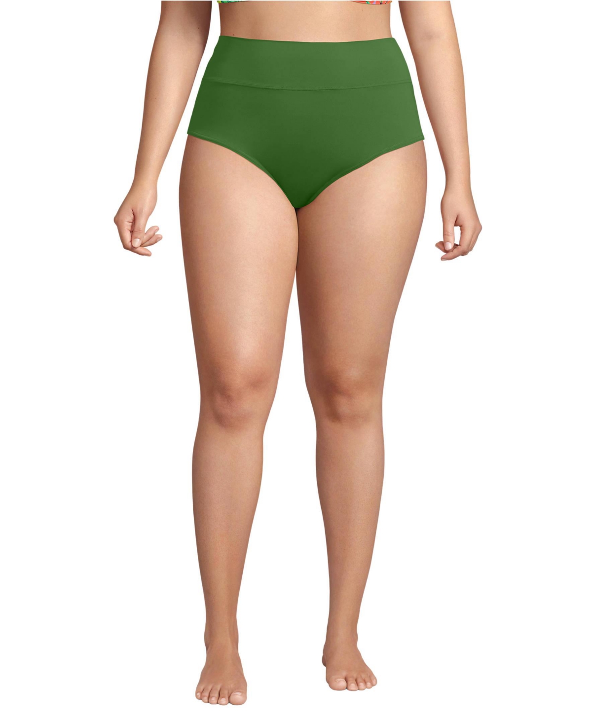Click here for Lands End Plus Size Pinchless High Waisted Bikini... prices