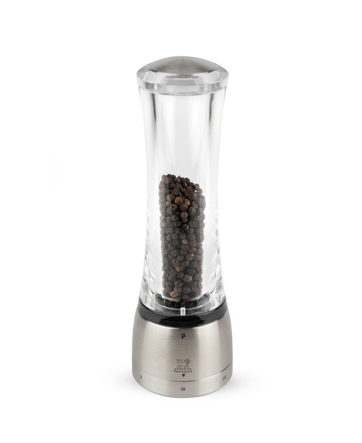 Click here for Peugeot Daman uSelect Pepper Mill  8 - Clear  Silv... prices