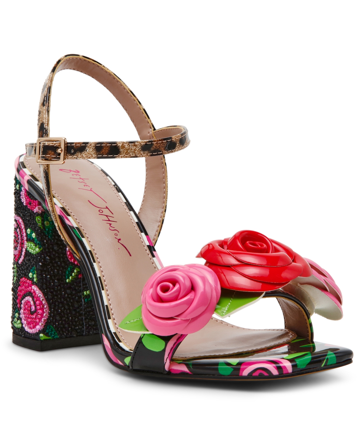 Click here for Betsey Johnson Womens Krystle Open Toe Dress Sanda... prices