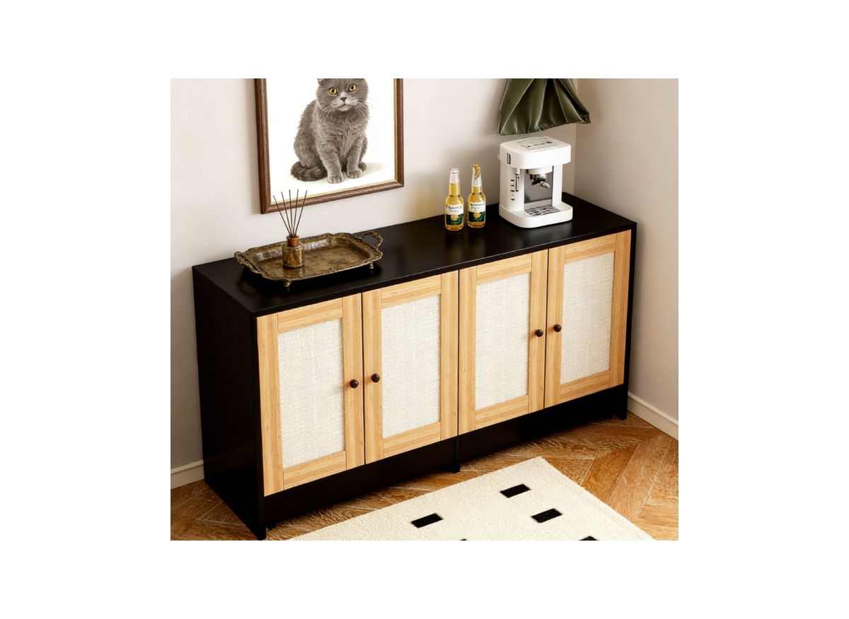 Click here for Zeus & Ruta Double-Cat Litter Enclosure Hidden Fur... prices