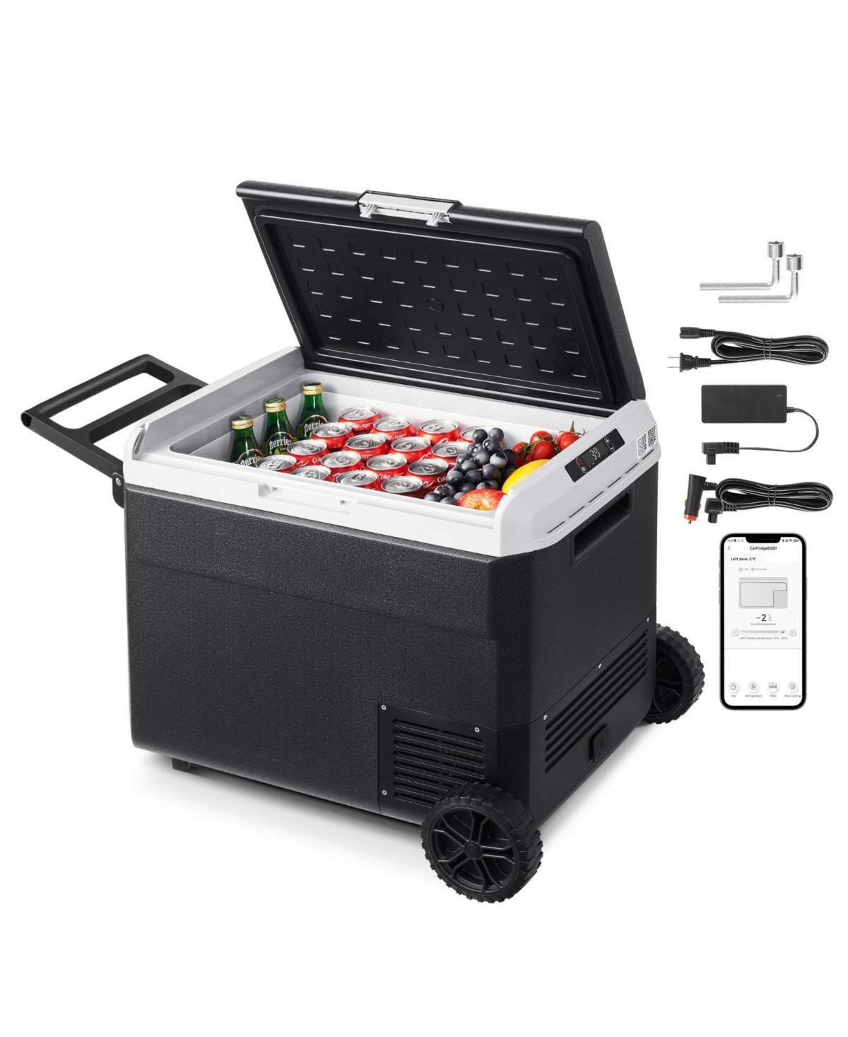 Click here for Mecale 63.4QT/60L 12 Volt Car Refrigerator  Portab... prices