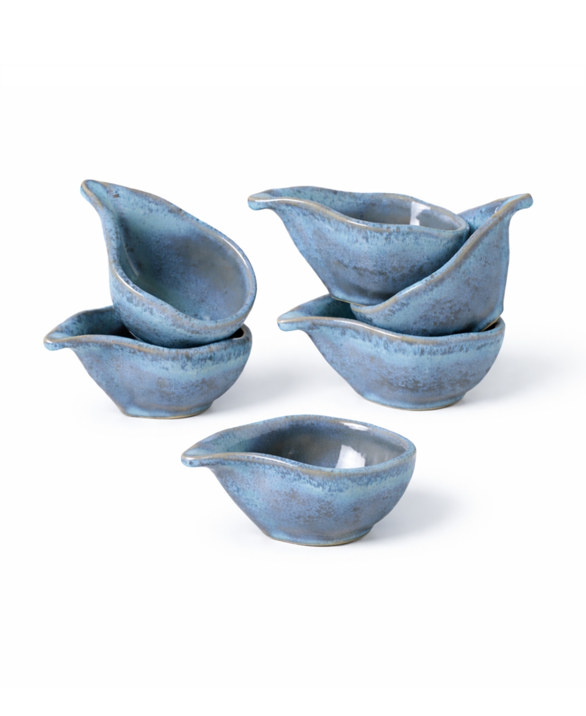 Click here for Porto Brasil Stoneware Teardrops  Set of 6 - Breez... prices