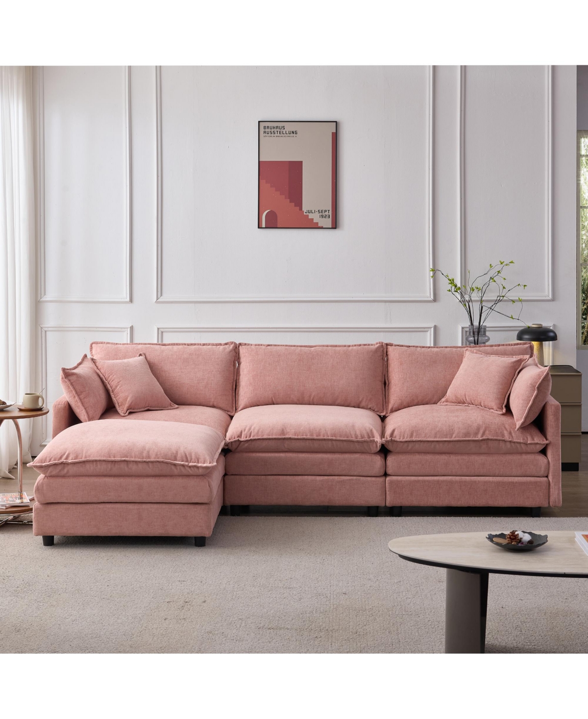 Click here for Rainsken 105 Modular Sectional Sofa  Soft Chenille... prices