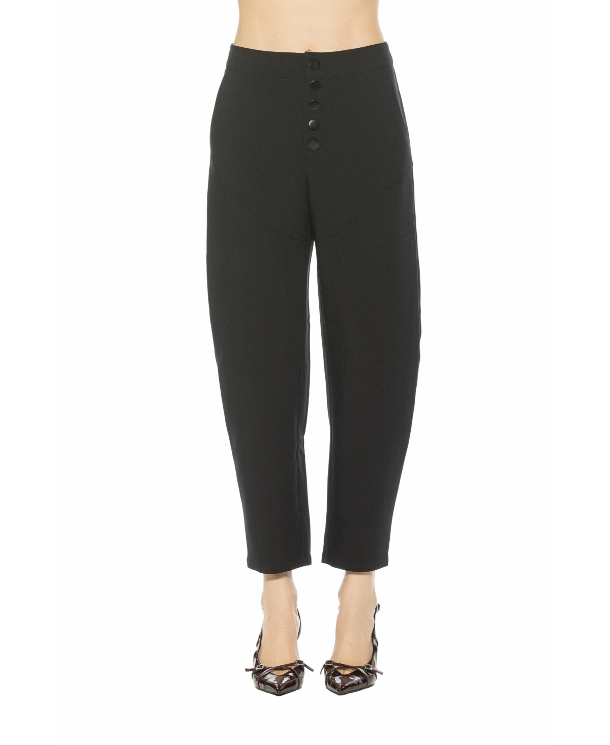 Click here for Alexia Admor Womens Hollis Barrel Pants - Black prices
