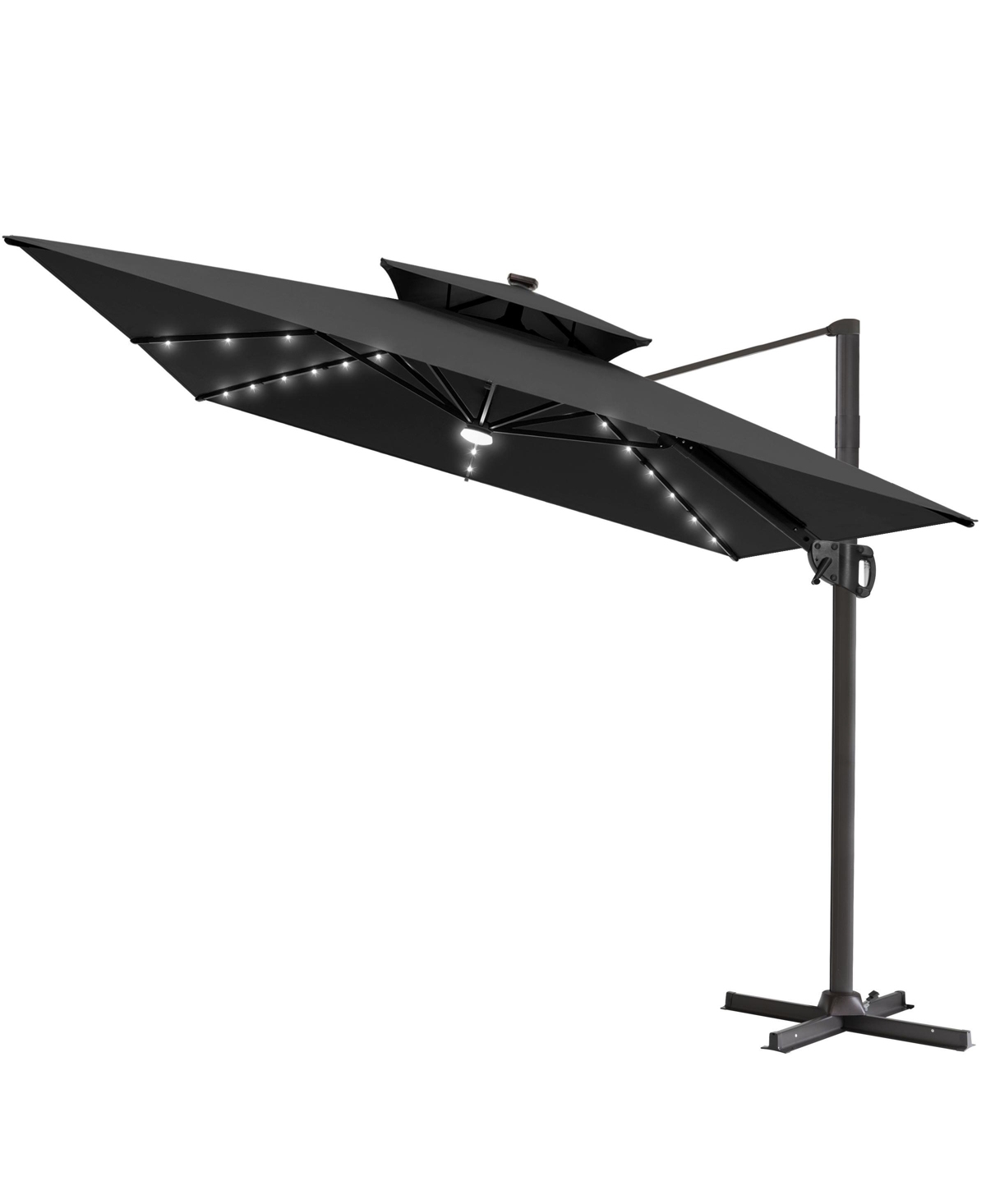 Click here for Pellebant Outdoor Patio Aluminum Double Canopy Led... prices