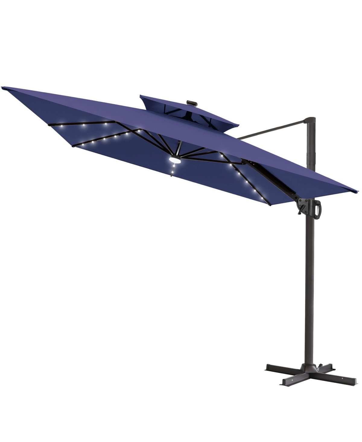 Click here for Pellebant Outdoor Patio Aluminum Double Canopy Led... prices