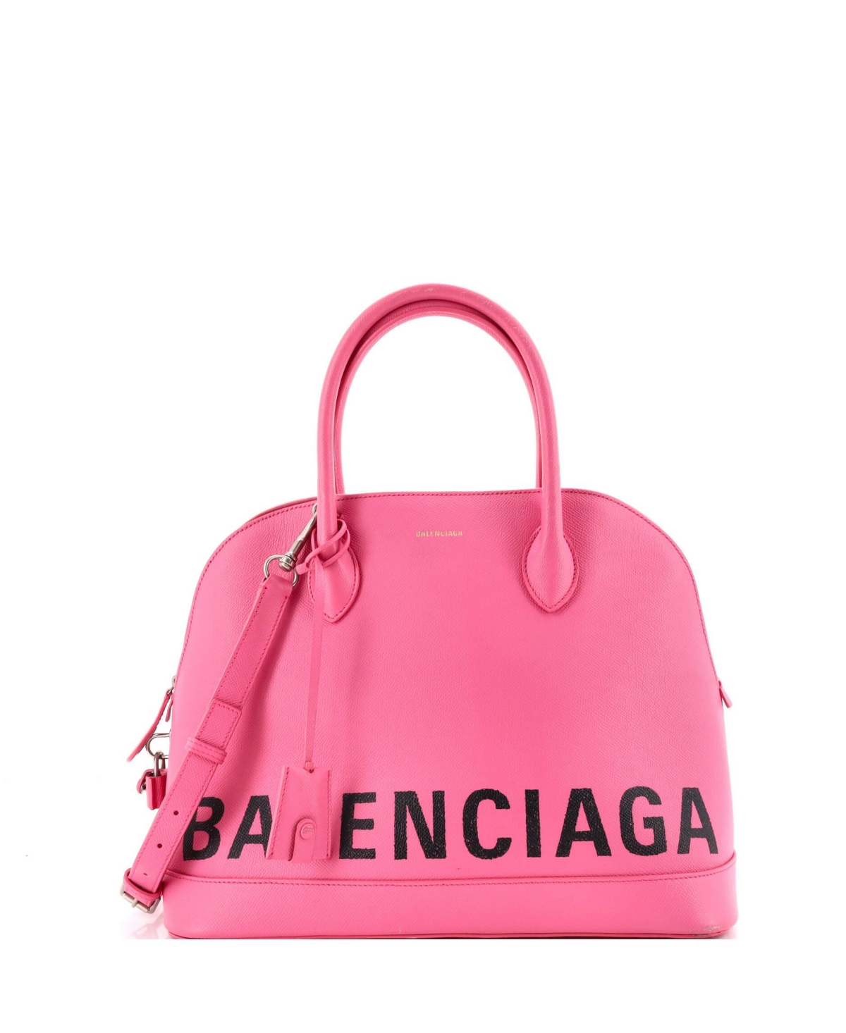 Click here for Pre-Owned Balenciaga Medium Logo Ville Bag Leather... prices