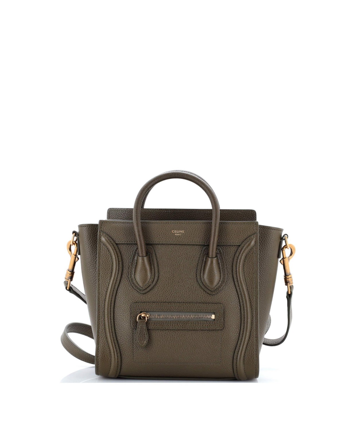 Click here for Pre-Owned Celine Nano Luggage Bag Grainy Leather -... prices