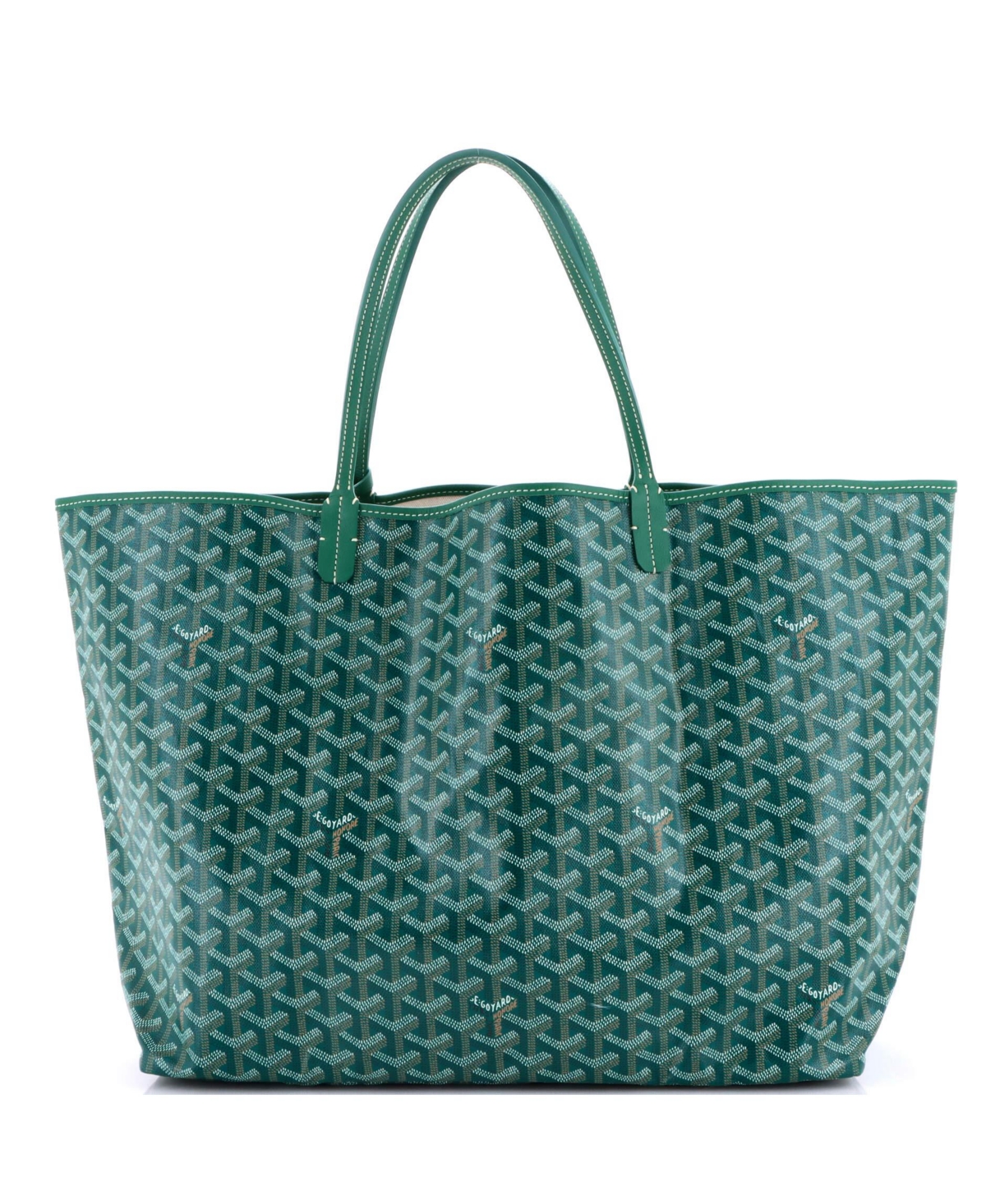 Click here for Pre-Owned Goyard Gm Saint Louis Tote Coated Canvas... prices
