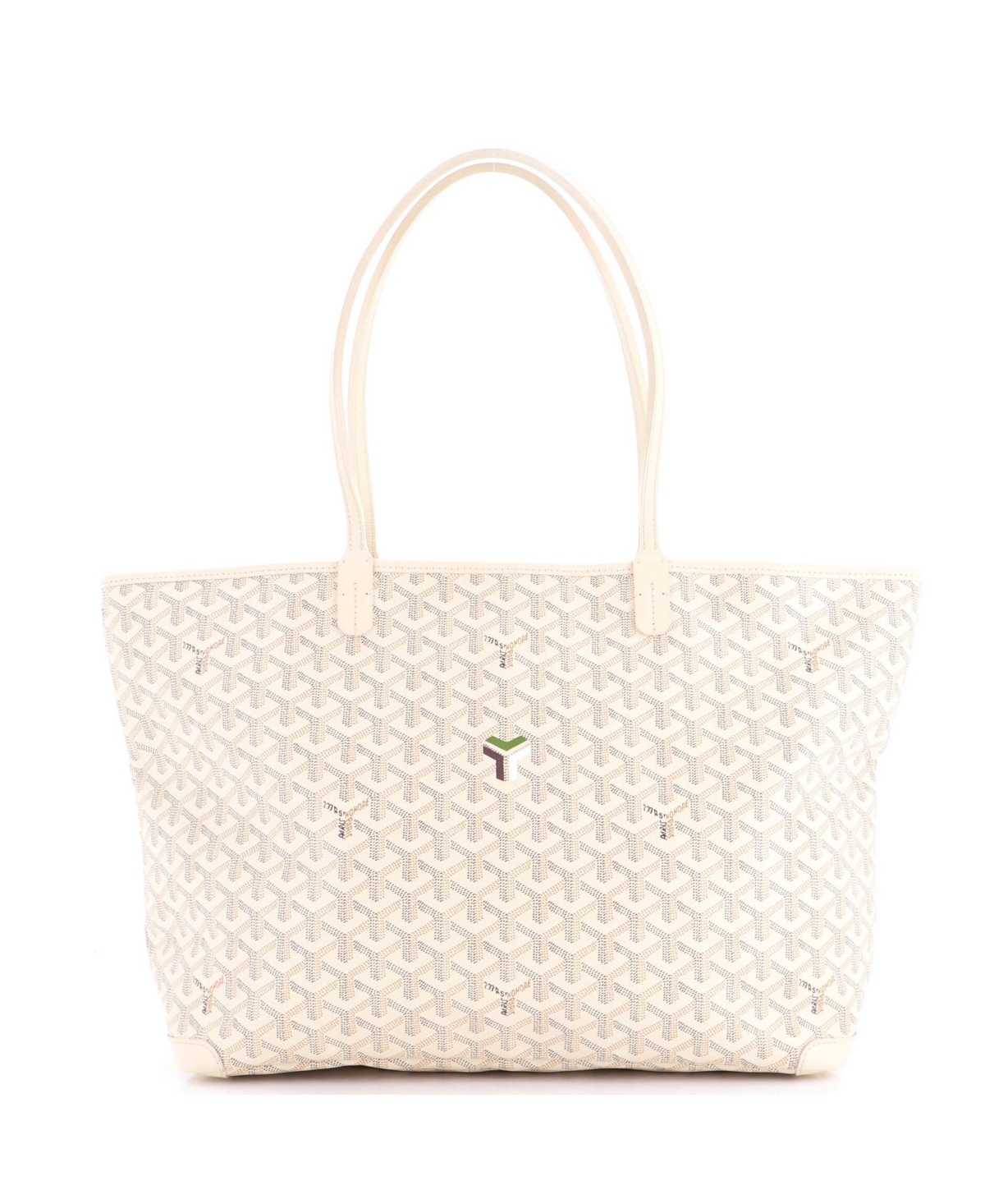 Click here for Pre-Owned Goyard Mm Artois Tote Coated Canvas - Na... prices