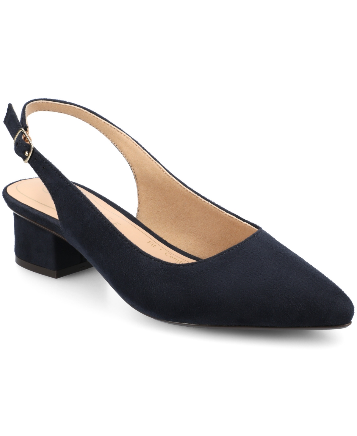 Click here for Journee Collection Womens Sylvia Block Heel Slingb... prices
