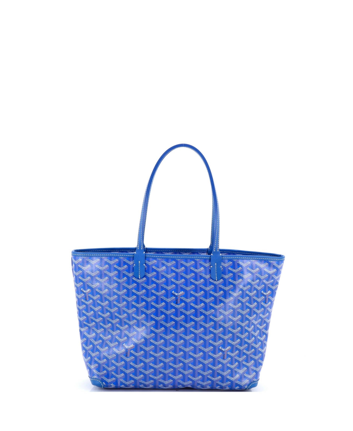 Click here for Pre-Owned Goyard Pm Artois Tote Coated Canvas - Bl... prices