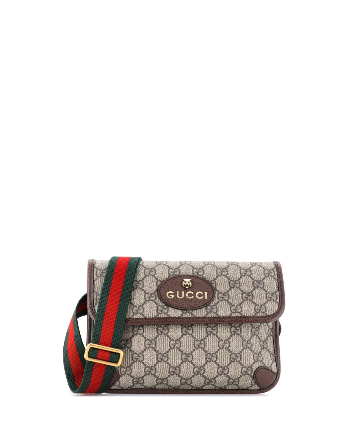 Click here for Pre-Owned Gucci Neo Vintage Flap Belt Bag Gg Coate... prices