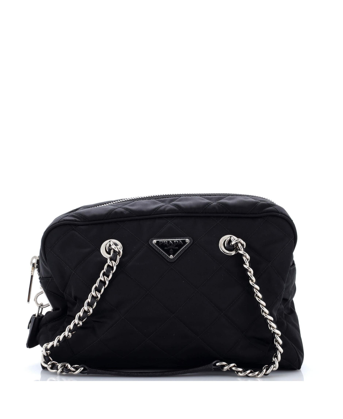 Click here for Pre-Owned Prada Medium Chain Shoulder Bag Quilted... prices